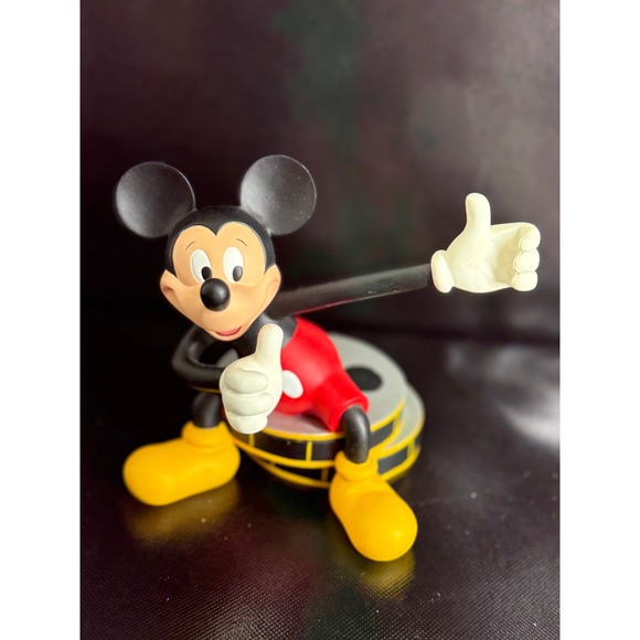 Disney | Art | Disney Mickey Mouse Thumbs Up Figurine Film Reel Base ...